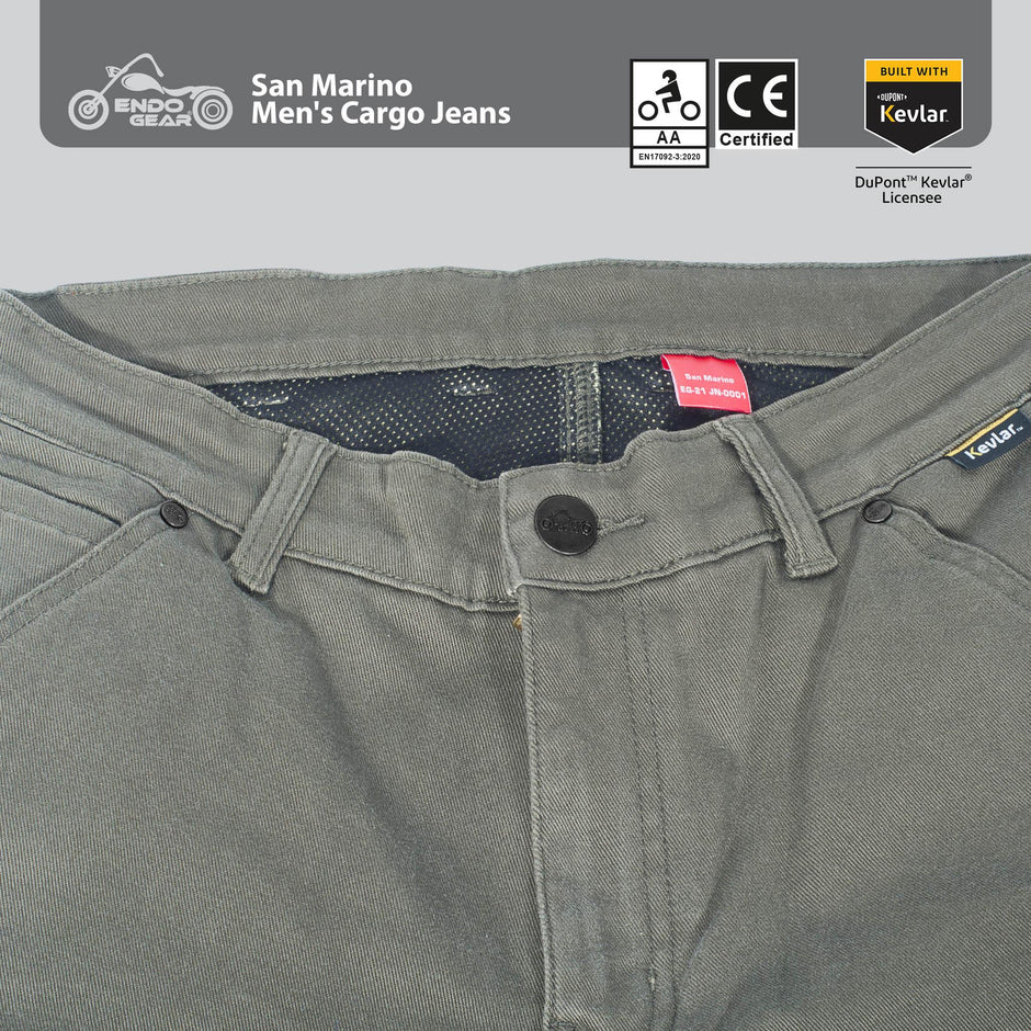 Men Best Kevlar Reinforced Motorcycle Jeans - EndoGear