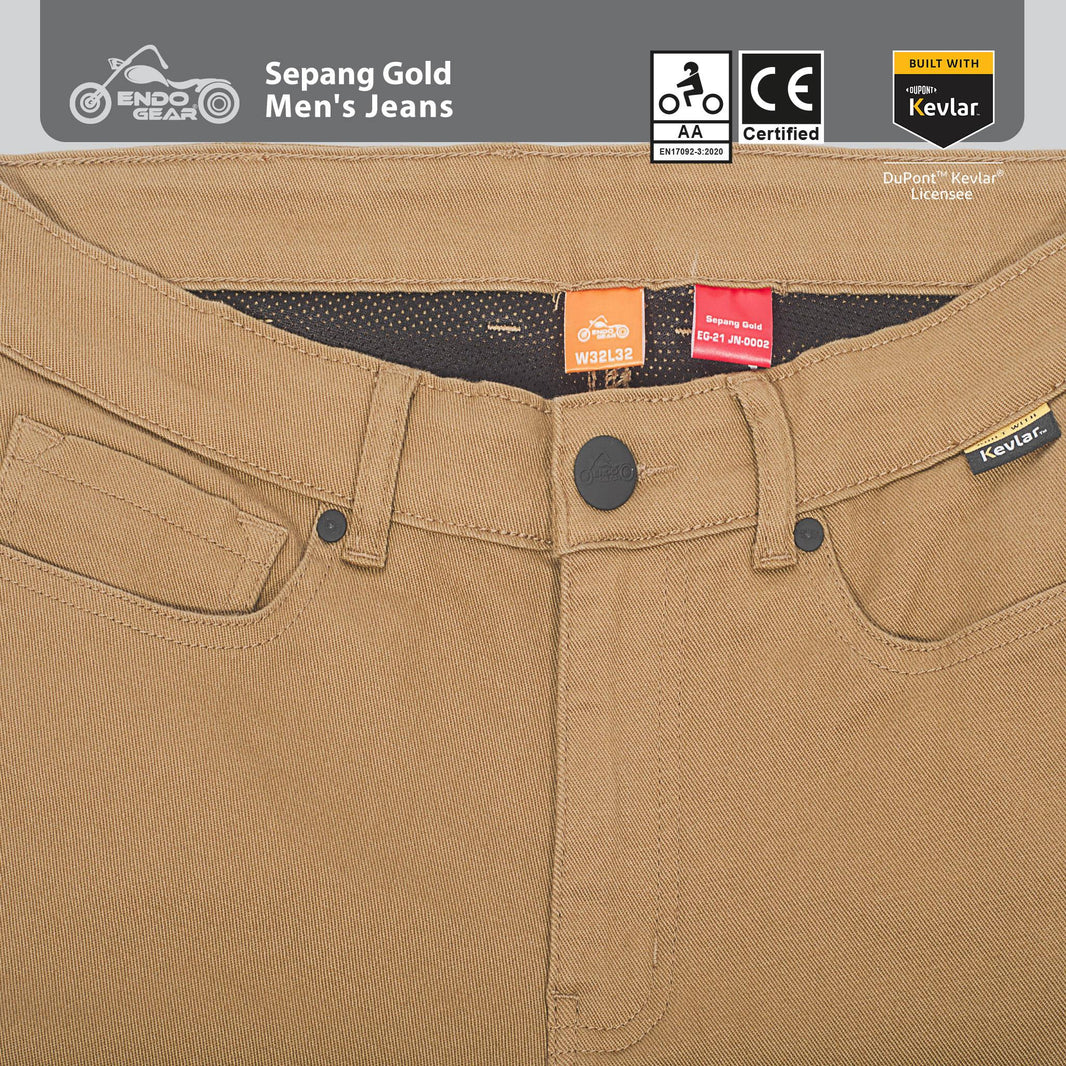 Men Best Kevlar Reinforced Motorcycle Jeans - EndoGear
